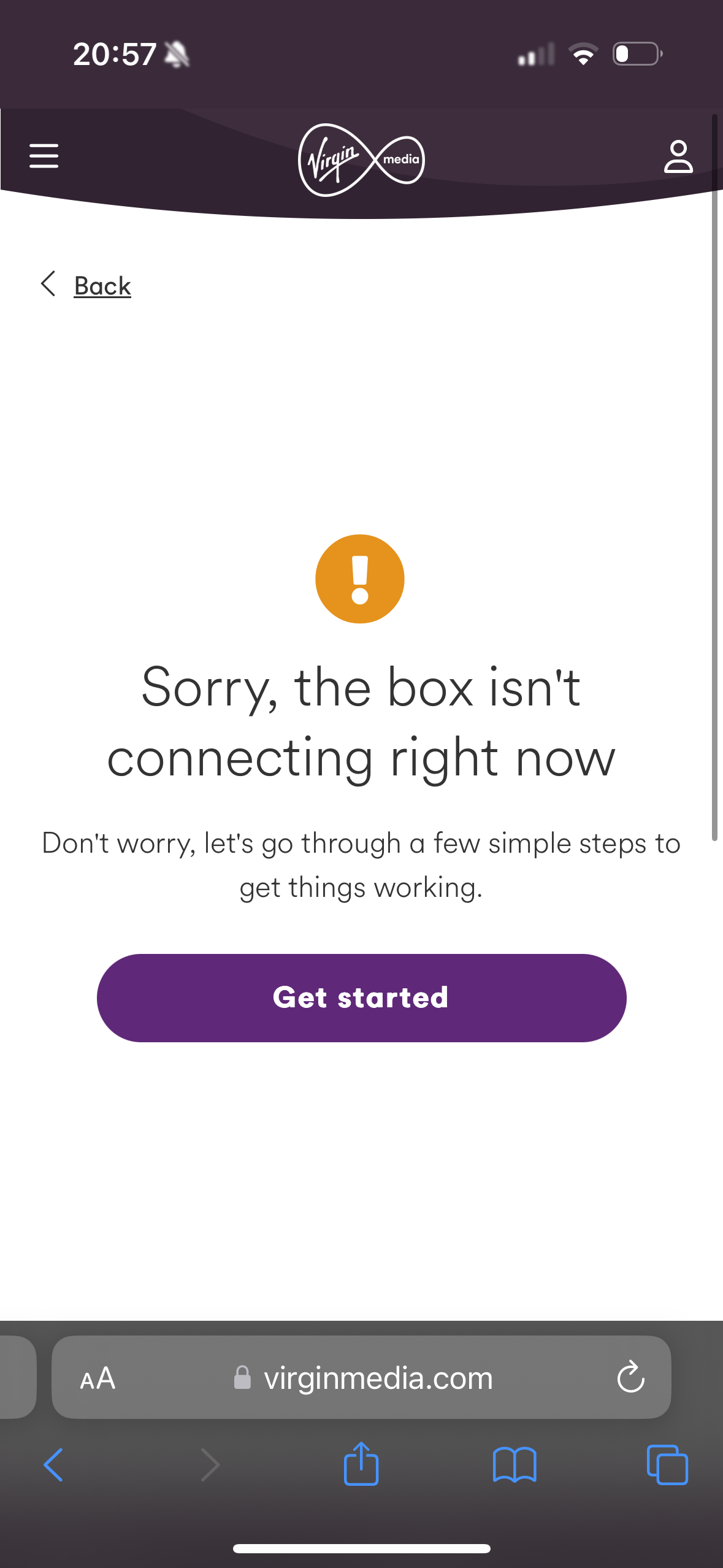 Check Device Power | Virgin Media Community - 5445867