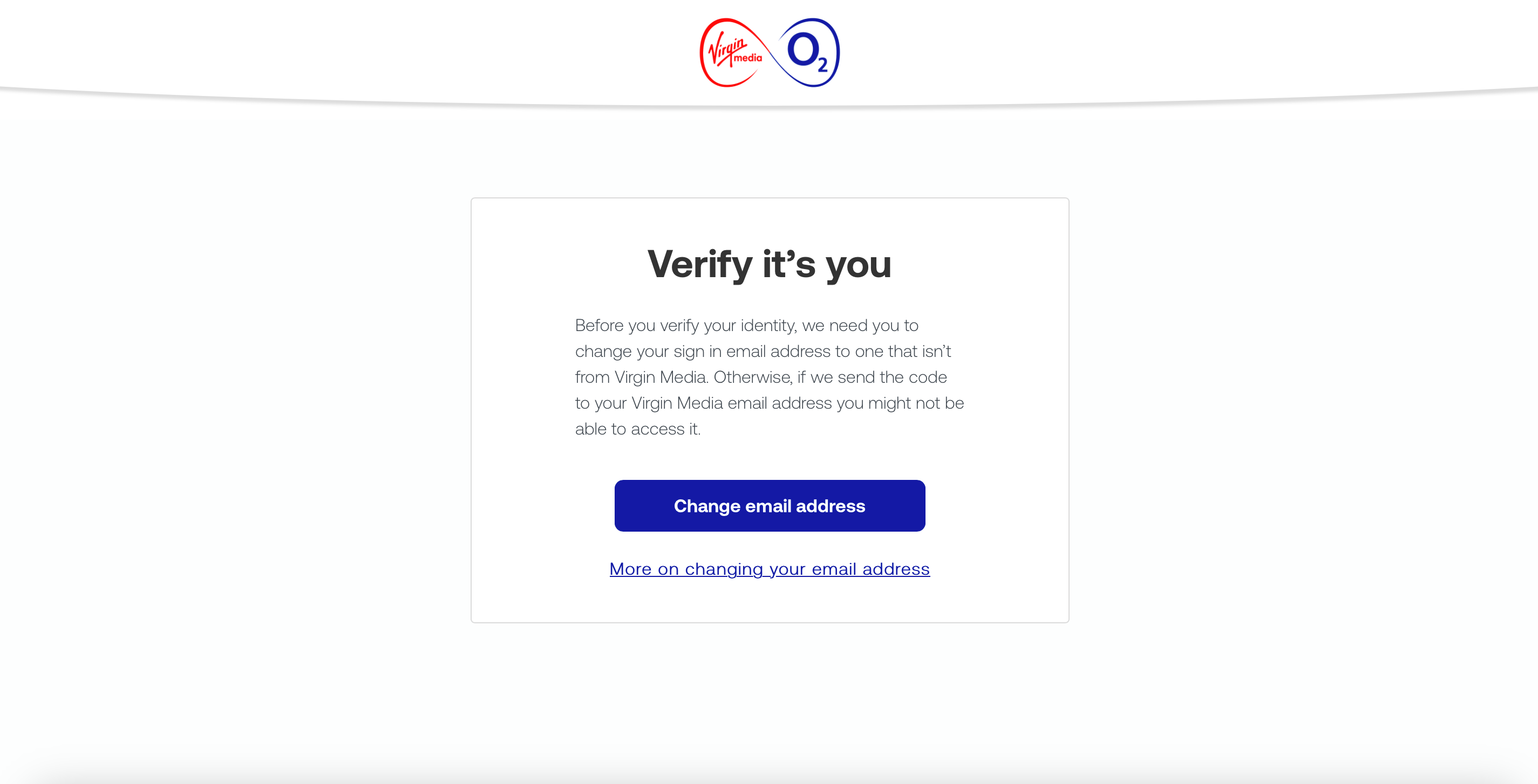 email address - Verify it's you | Virgin Media Community - 5456793