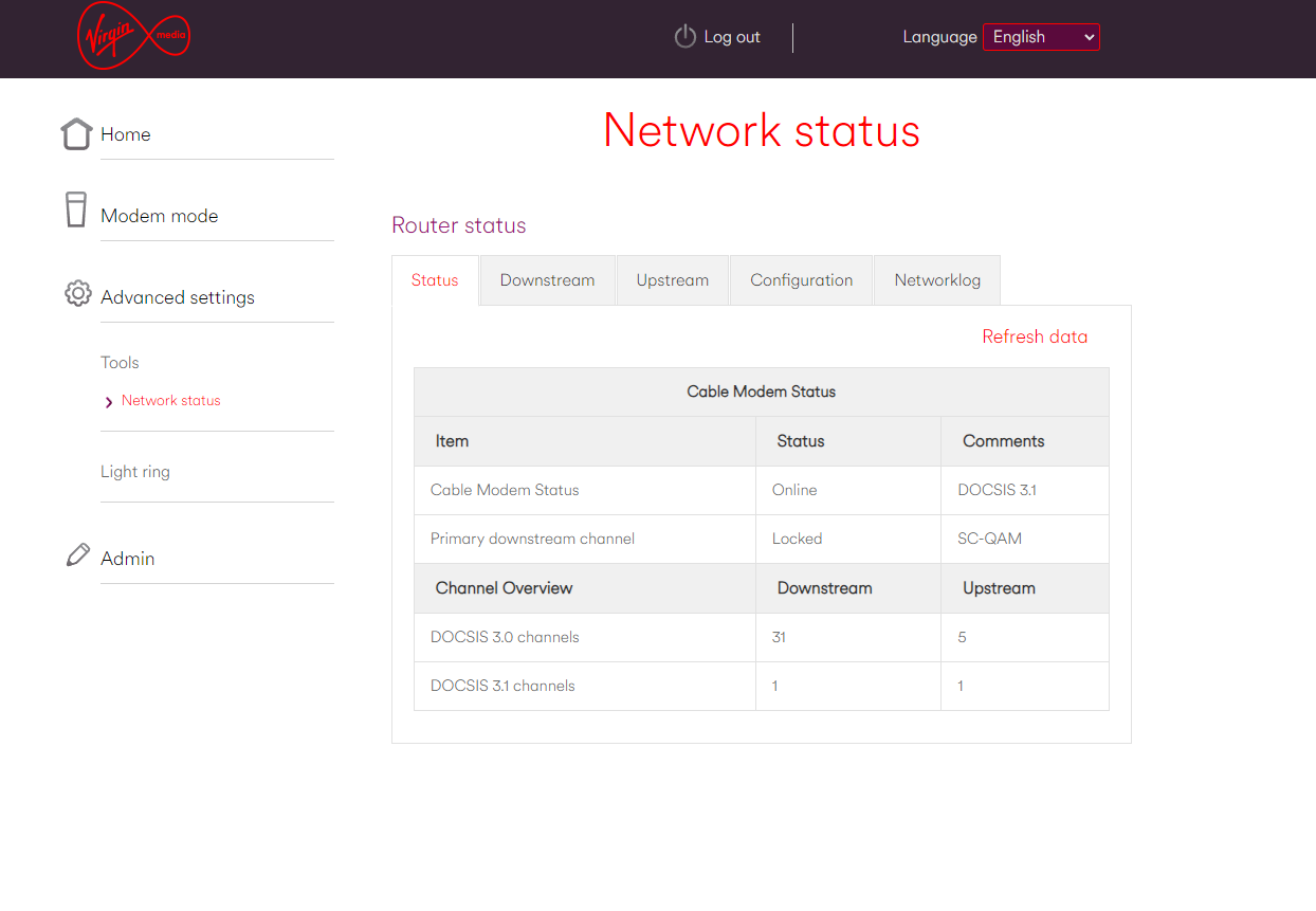 Modem Mode on Hub 4 won't work - no DHCP/WAN connection (but connection ...