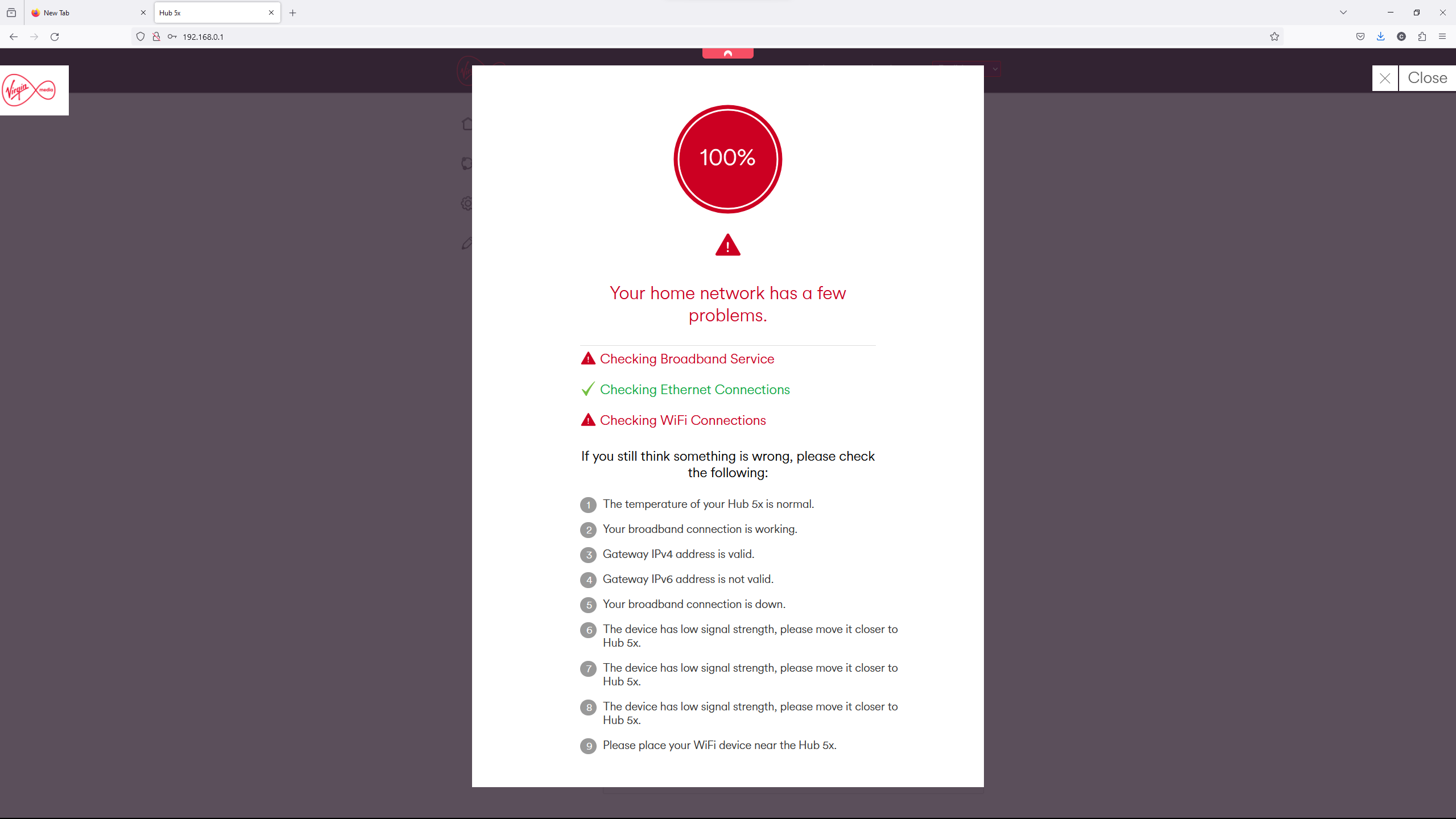 Virgin Hub 5x | Virgin Media Community - 5470881