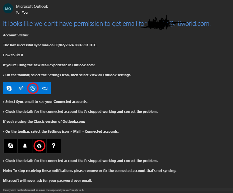 NTLWORLD email address - Hotmail issue | Virgin Media Community - 5490763