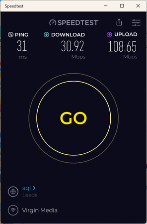Sudden drop in SamKnows RealSpeed to router | Virgin Media Community ...