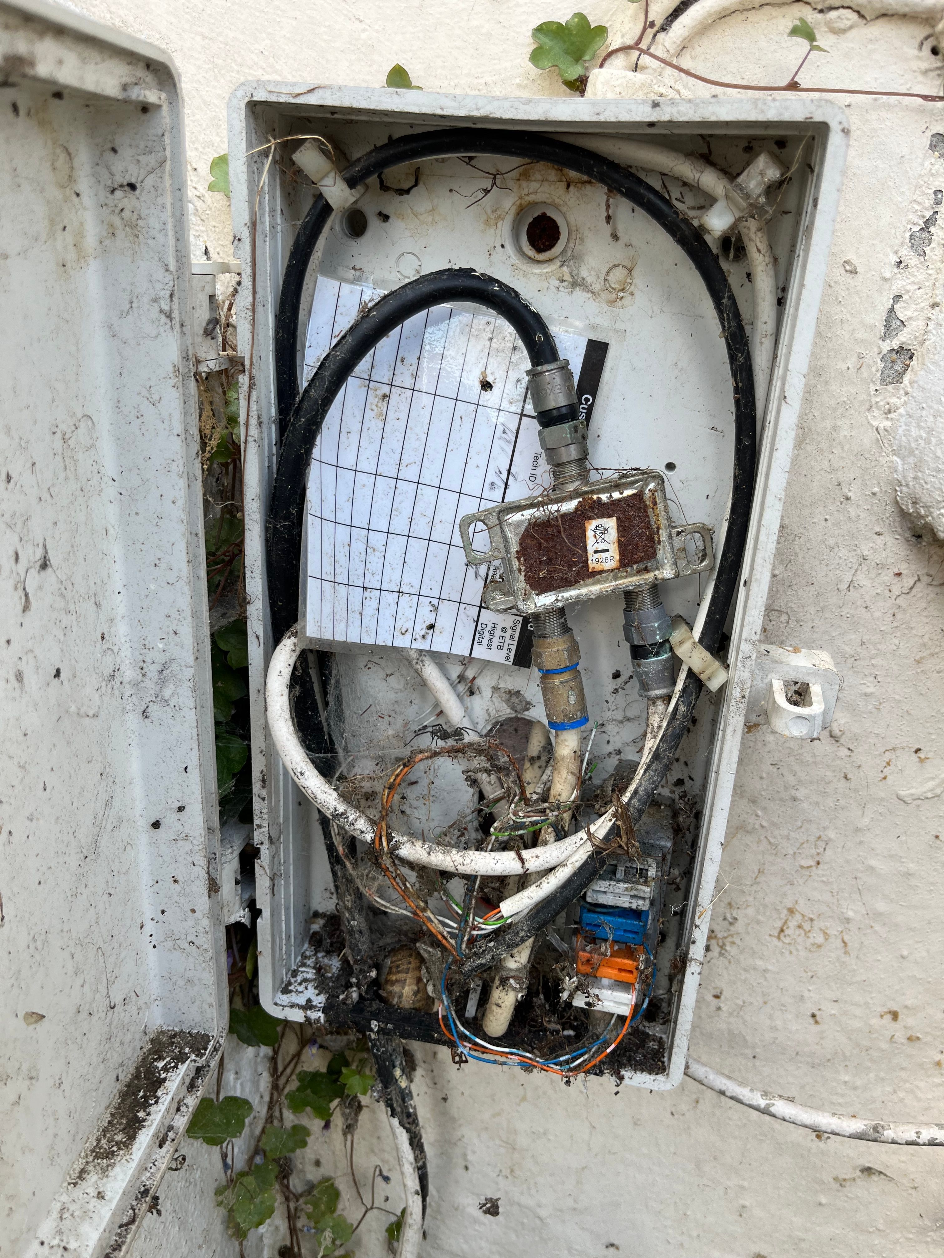 Broadband external wall box rewiring | Virgin Media Community - 5529580