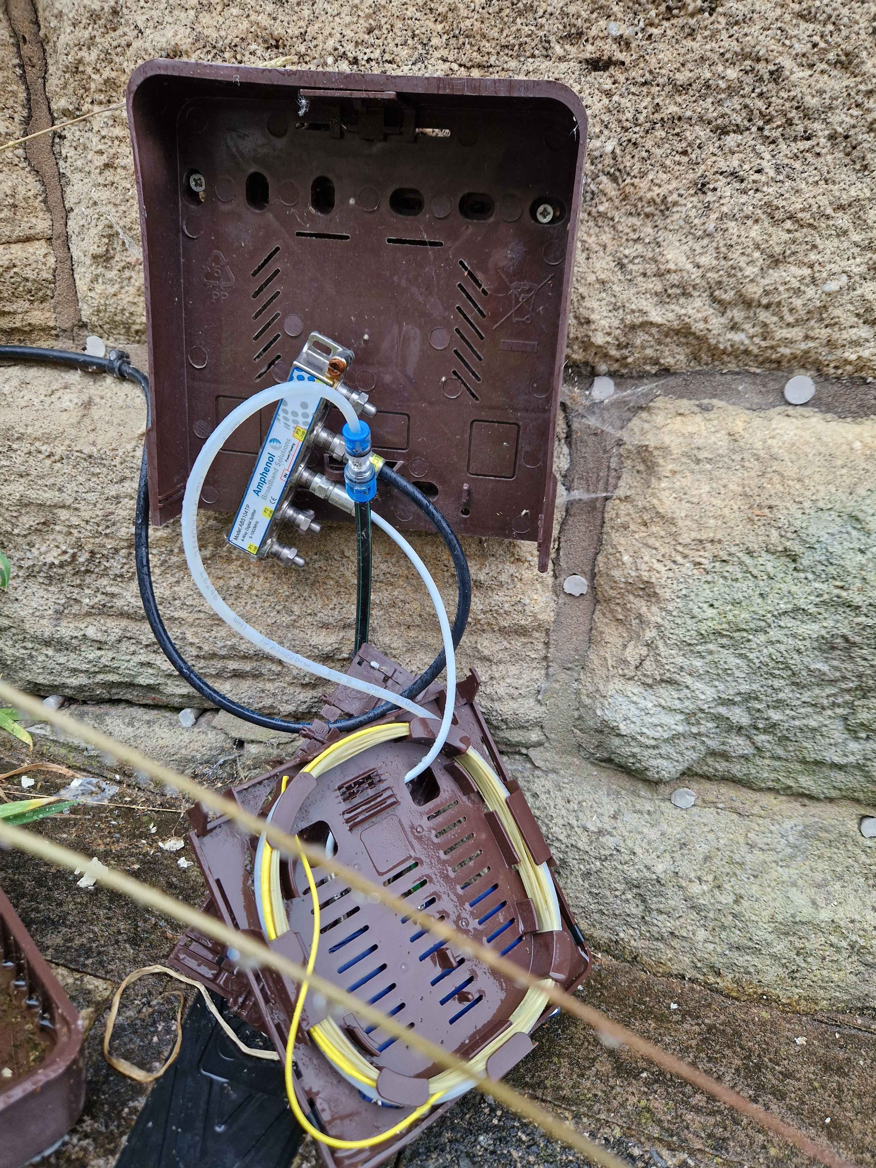 My outside brown virgin media box is quite damaged | Virgin Media ...