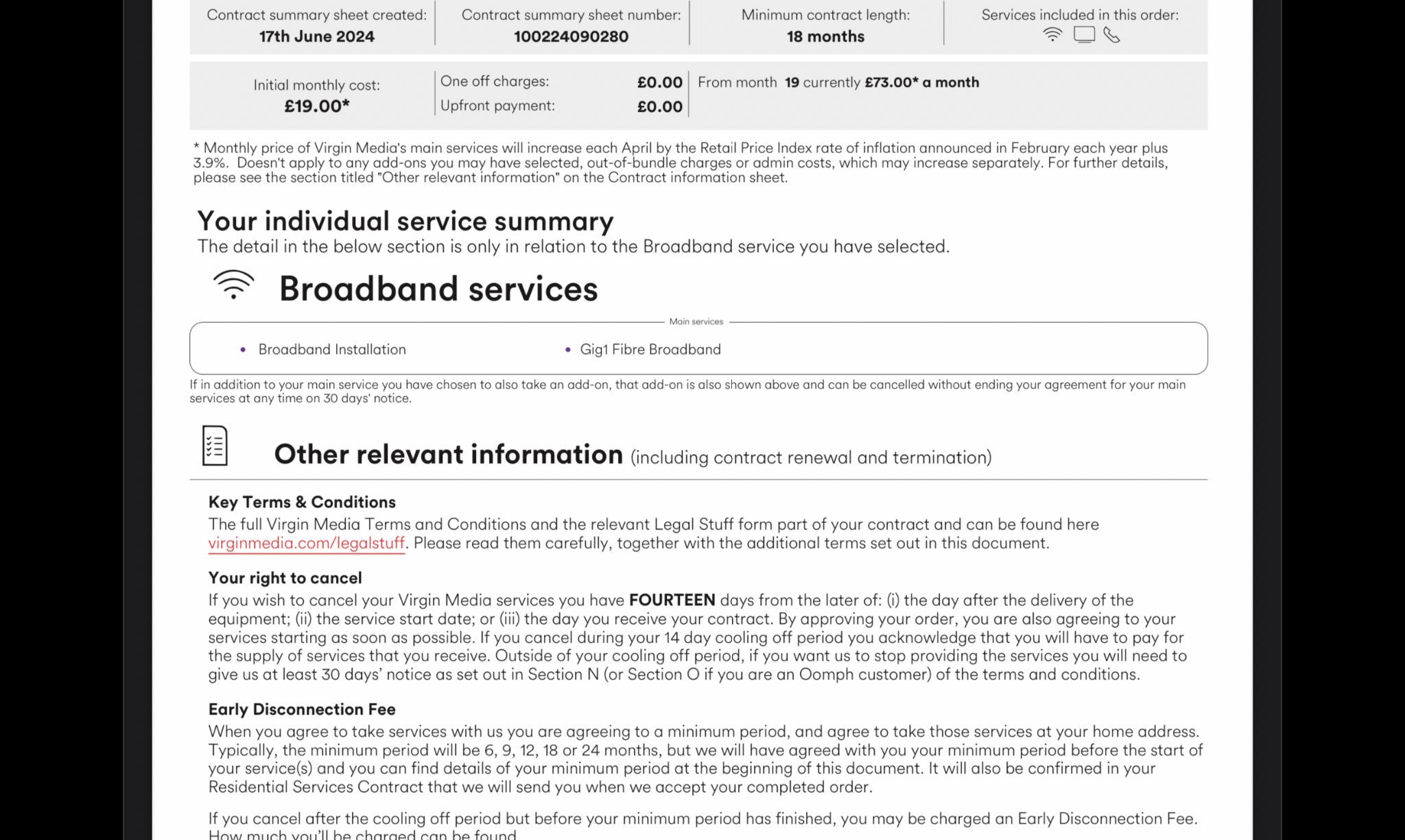 Virgin won't honour contract | Virgin Media Community - 5539633