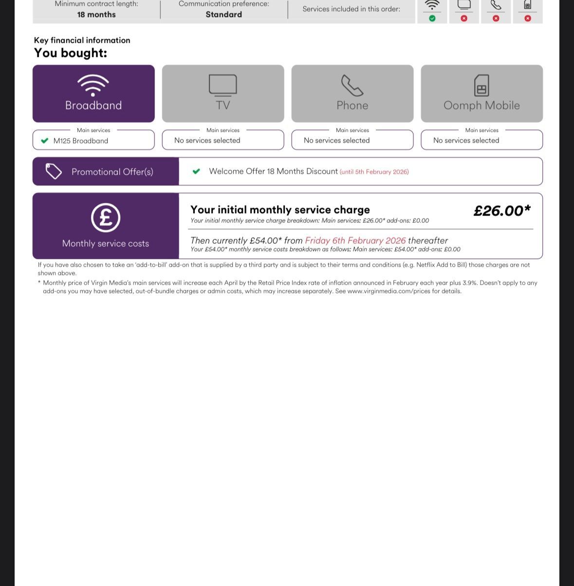 Do i need to mention the hub to be included in my self kit | Virgin ...