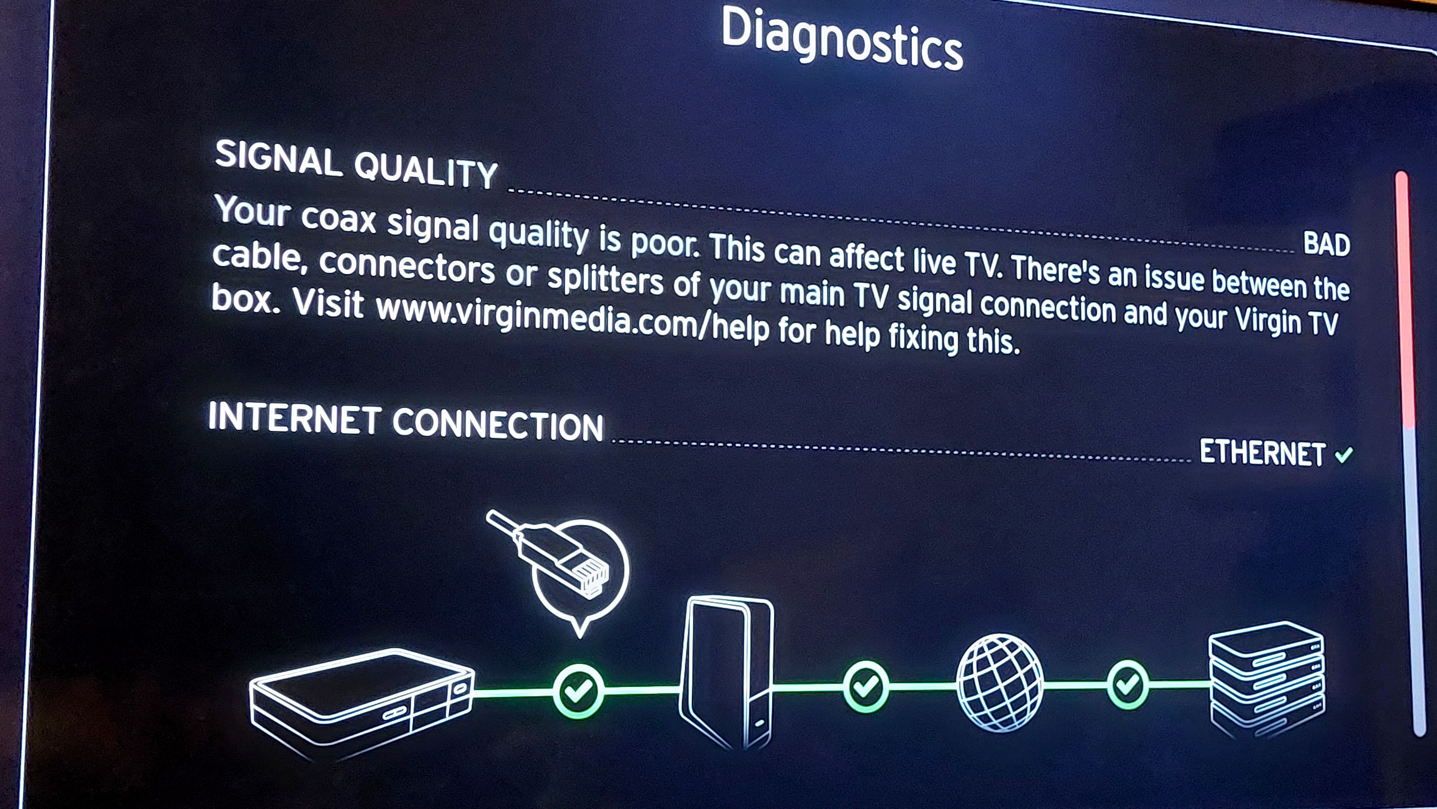 Signal quality "bad" | Virgin Media Community - 5584253