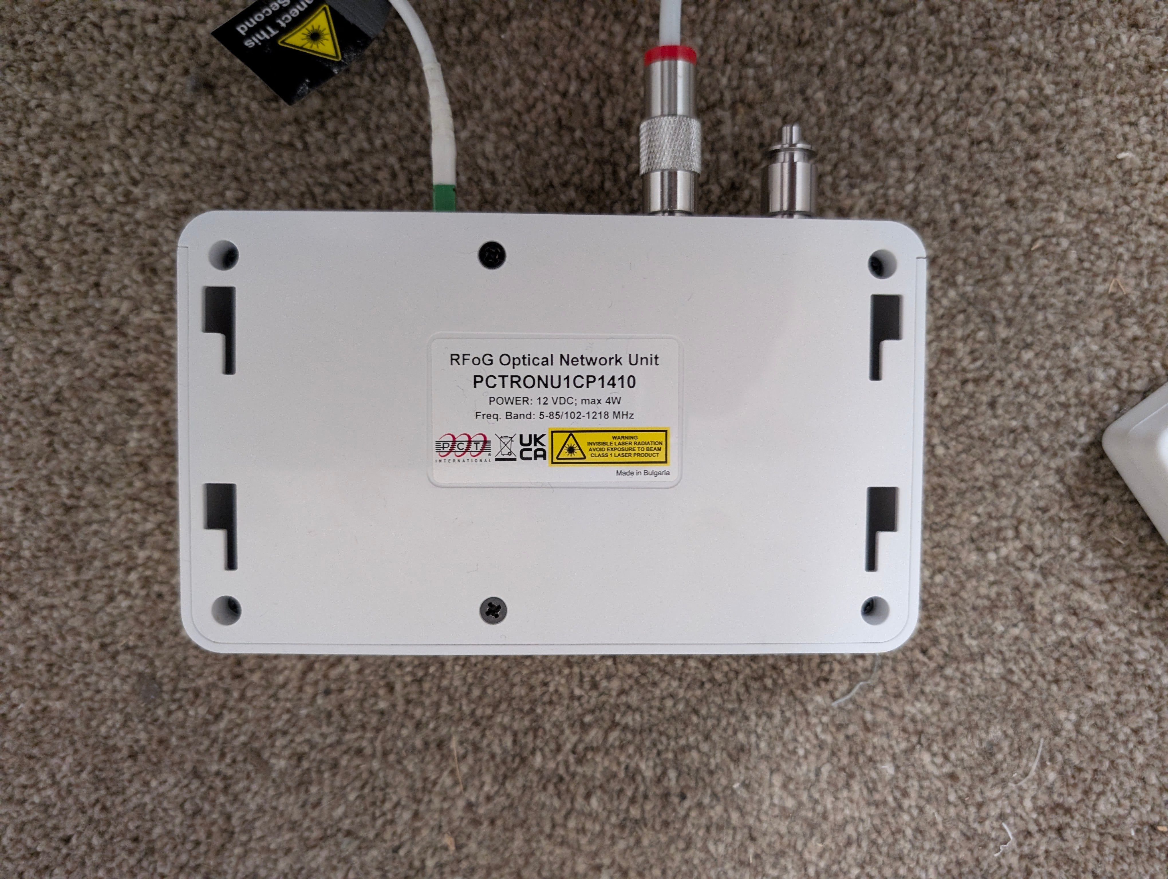 RFoG Optical Network Unit - Wall mount / bracket | Virgin Media ...