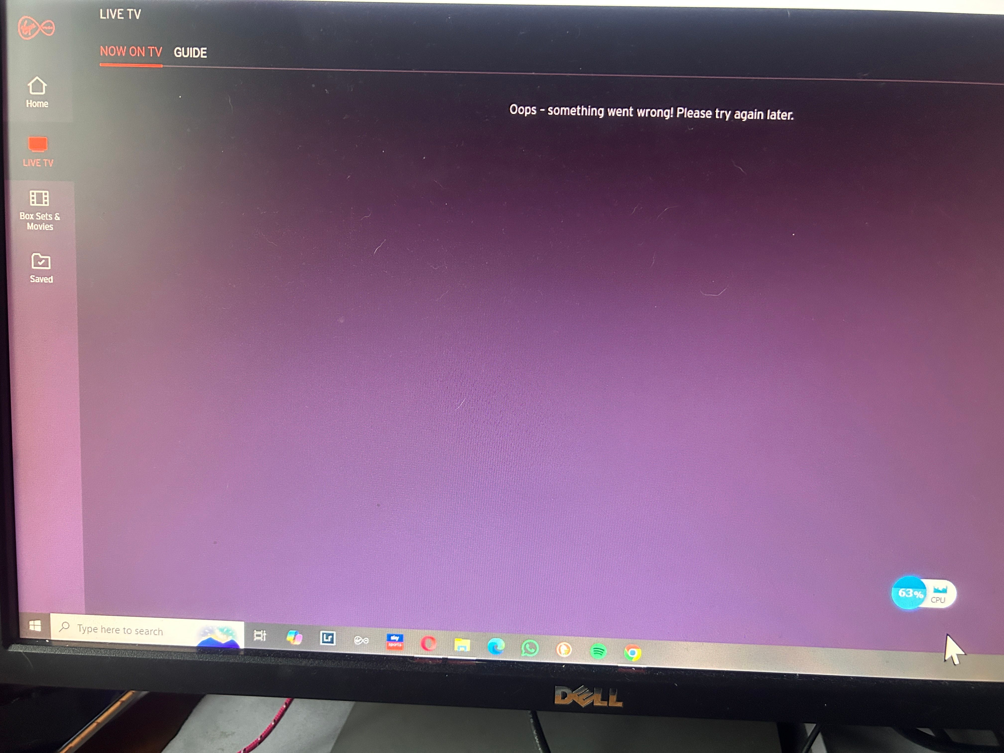 TV on theGO | Virgin Media Community - 5637132
